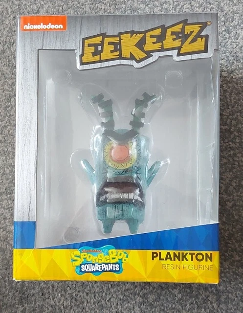 NICKELODEON EEKEEZ FOCO Spongebob Squarepants Plankton Resin Figure ...