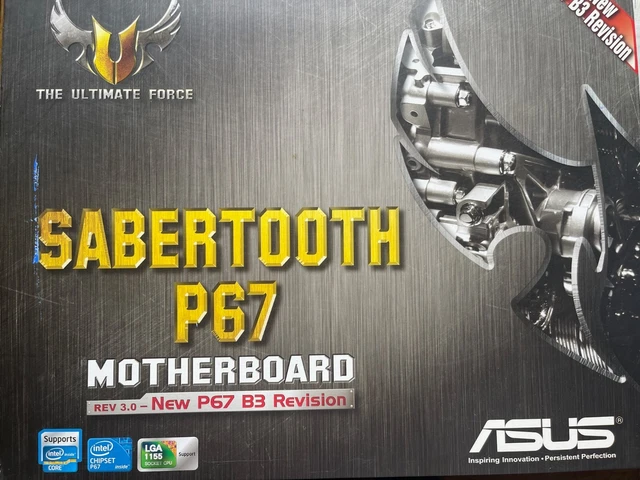 ASUS SABERTOOTH THE Ultimate Force P67 Motherboard + Intel i7 @3.40Ghz ...