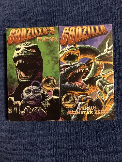 GODZILLA VHS LOT of 2 Godzilla Versus Monster Zero Simitar Release EUR ...