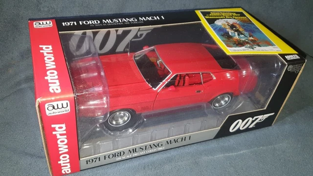 JAMES BOND 007 Auto World Ford Mustang Mach 1 - 1971 Voiture Miniature ...
