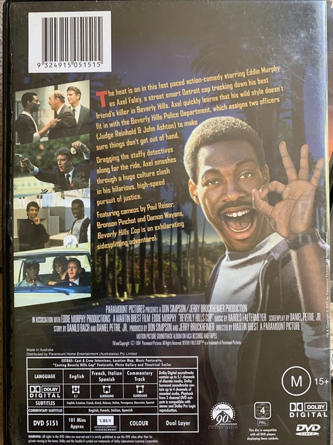 DVD SERIES: BEVERLY Hills Cop 01, 02 & 03 starring Eddie Murphy $12.56 ...
