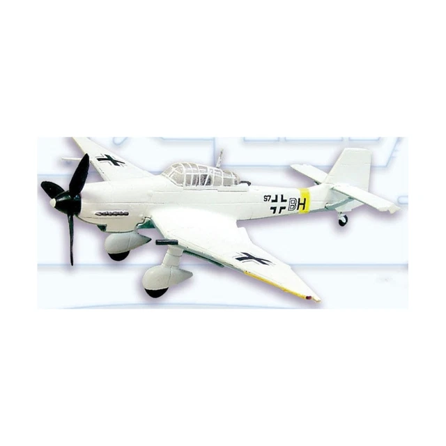 F-TOYS WWII AIRCRAFT Modèle 1/144 Ju87 Stuka - Ju87D-5 1st Squadron (3 ...