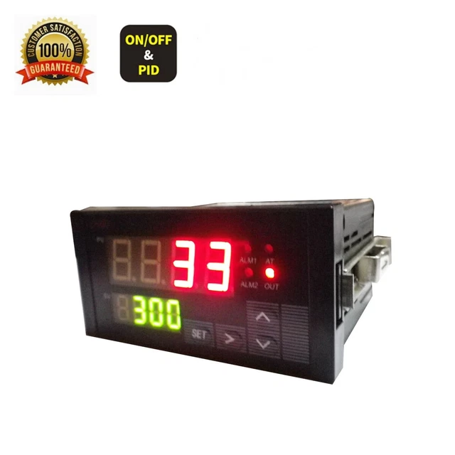 UNIVERSAL INPUT TEMPERATURE Sensor PID Controller w SSR Output & 2 ...