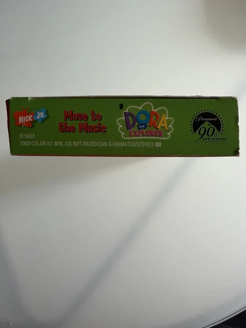 NICKELODEON DORA THE Explorer: Move to the Music VHS 2002 NTSC CC £15. ...