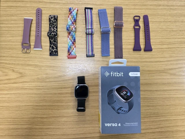 FITBIT VERSA 4 bundled With 9 Straps £78.72 - PicClick UK