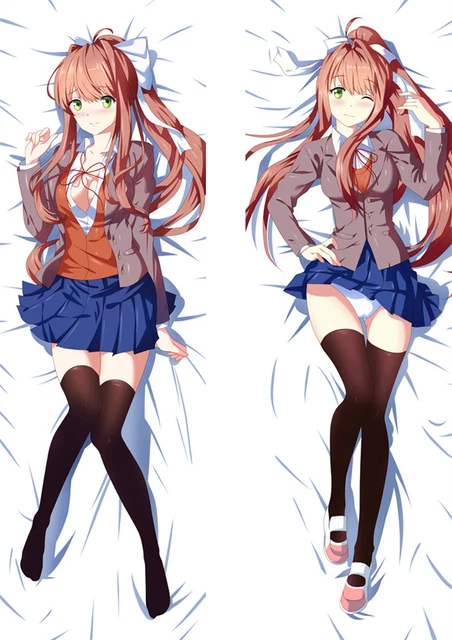 ANIME DOKI DOKI Literature Club Dakimakura Monika Hugging Body Pillow ...