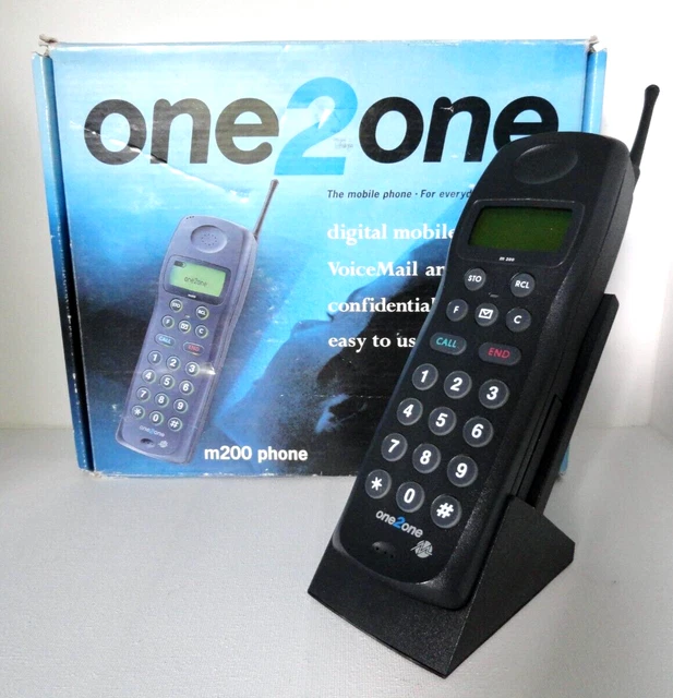 VINTAGE RETRO MERCURY One2One M200 Mobile Brick Phone Collectors Item ...