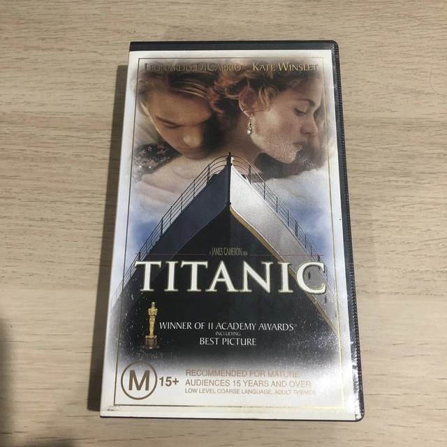 TITANIC VHS JAMES Cameron Leonardo DiCaprio Kate Winslet Movie EUR 5,79 ...