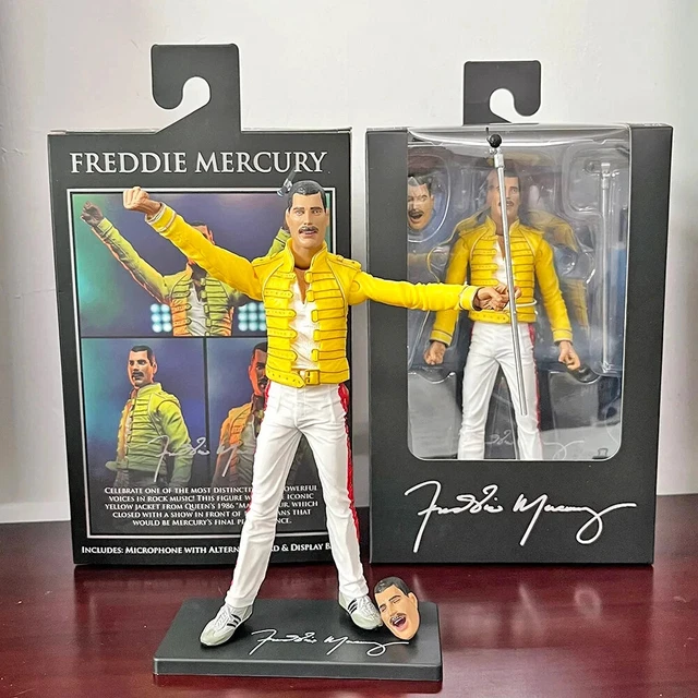 QUEEN FREDDIE MERCURY Live At Wembley Stadium Action Figure Model Gift ...