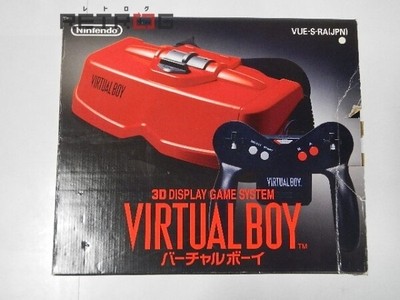 NINTENDO VIRTUAL BOY Console VUE-001 with Box and Manual GOOD from ...