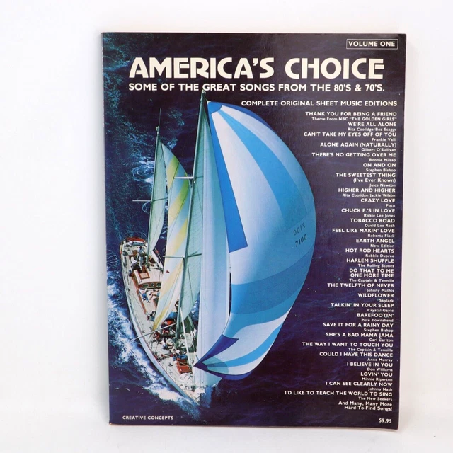 VINTAGE AMERICA'S CHOICE Great Songs from the 80's & 70's Complete ...