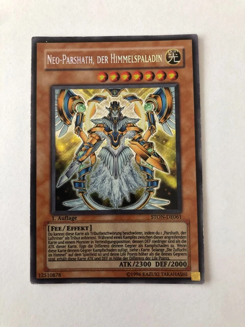 YU-GI-OH! KARTE - Neo-Parshath, der Himmelspaladin STON-DE61 EUR 10,50 ...
