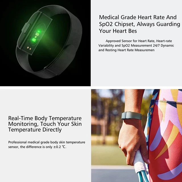 2208A BRACELET Heart Rate Blood Pressure Monitor Pedometer Sport ...
