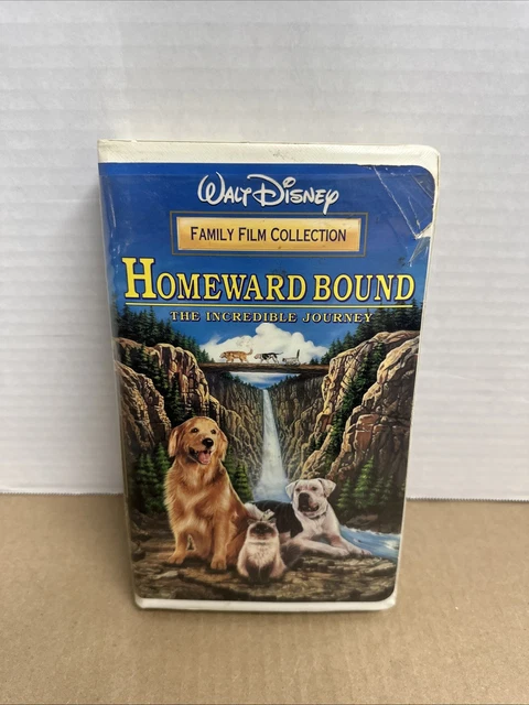 WALT DISNEY HOMEWARD Bound The Incredible Journey (VHS) Family Film ...