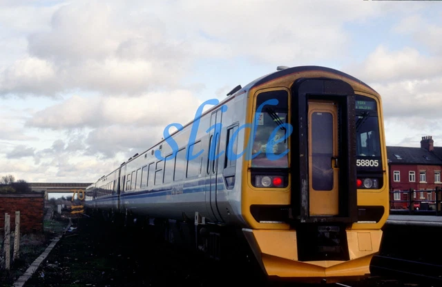 BRITISH RAIL DIESEL Multiple Unit Dmu 158805 1992 Micklefield Origina ...