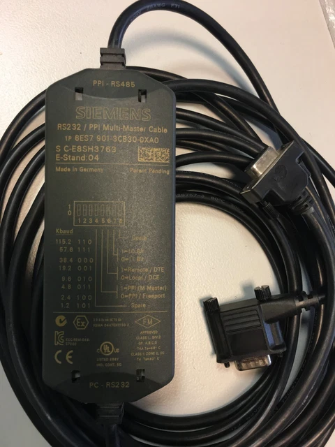 SIEMENS PPI - RS485 - RS232 / PPI Multi-Master Cable 6ES7 901-3CB30 ...