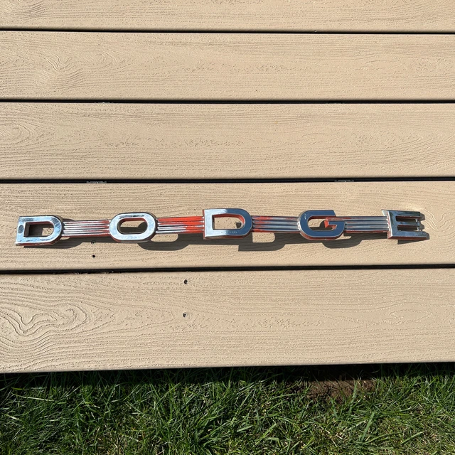 1940’S 1950’S DODGE Truck Nameplate Script Emblem Hood Ornament ...