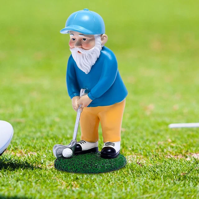 SCULPTURE NAINE, STATUE de jardin de golf, mini figurine de nain de ...