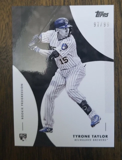 2020 TOPPS ROOKIE Progression Tyrone Taylor RC 97/99 brasseurs EUR 5,46 ...