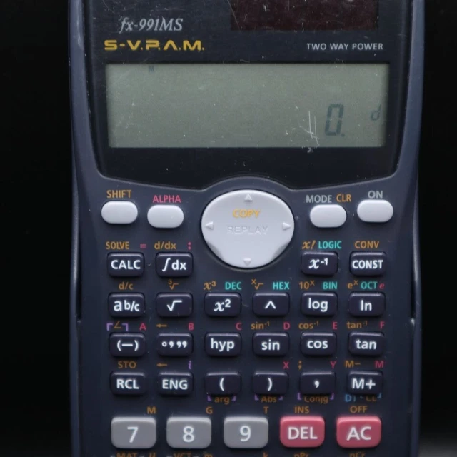 CASIO FX-991MS SCIENTIFIC Calculator Fx 991 MS S-V.P.A.M. 2 Line ...
