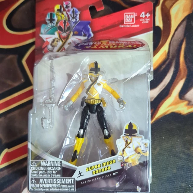 FIGURINE D'ACTION POWER Rangers Super Samurai Super Mega Yellow Ranger ...