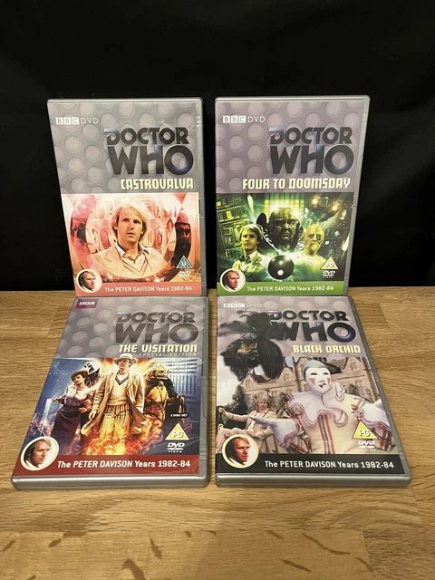 DOCTOR WHO DVDS Castrovalva, Four To Doomsday, The Visitation SE ...