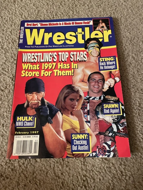 THE WRESTLER MAGAZINE Wrestling 1997 Hollywood Hulk Hogan Shawn ...