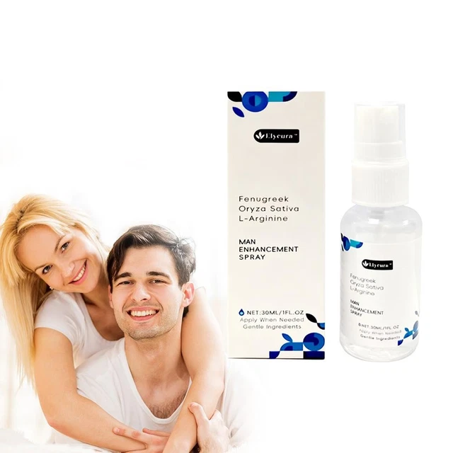 FENUGREEK ORYZA SATIVA L-Arginine Man Enhancement Spray 30ml Seaweed ...