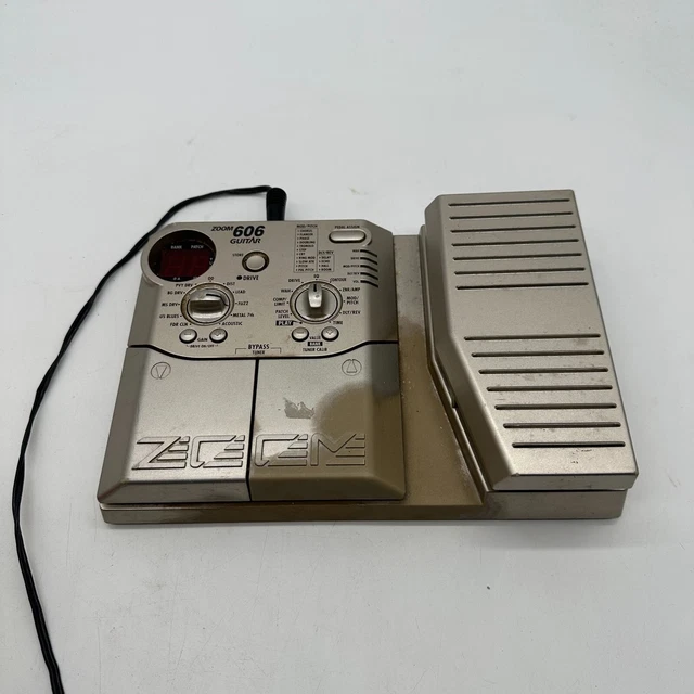 ZOOM 606 MULTI-EFFECTS Electric Guitar Pedal. Tested & Working Fast ...