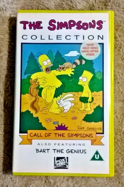 THE SIMPSONS COLLECTION VHS Video Call Of The Simpsons and Bart The ...