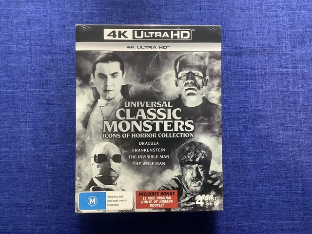 UNIVERSAL CLASSIC MONSTERS Icons Of Horror Collection (4K UHD) New ...