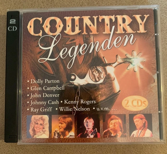 COUNTRY LEGENDEN 2 CDs Musik CD Hits Dolly Parton Johnny Cash Ray Griff ...