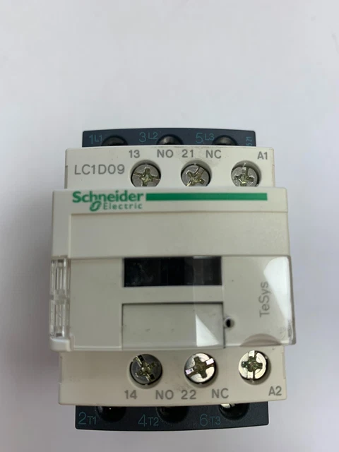 SCHNEIDER 9A CONTACTOR Tesys 4Kw 240Vac Coil 3X Main Poles + Aux ...