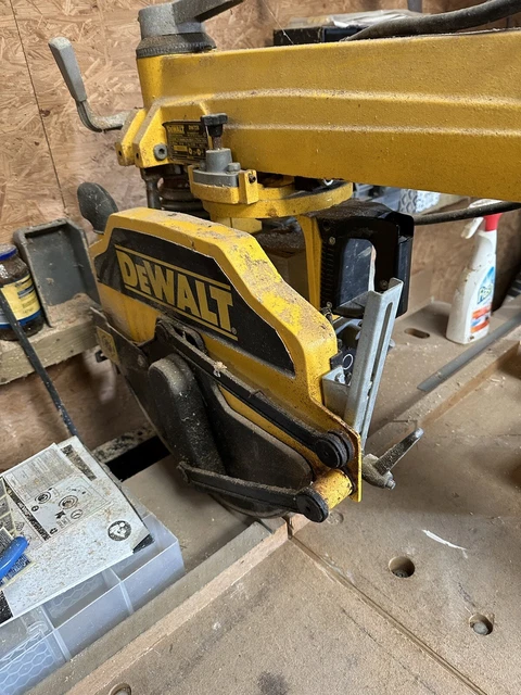DEWALT DW728 RADIAL Arm Saw with metal leg stand 350mm saw £1,250.00 ...