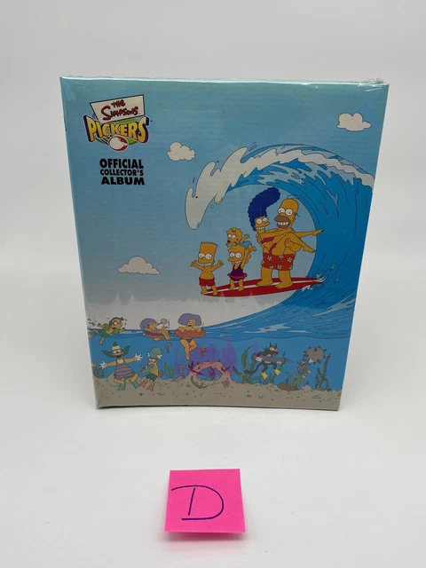 THE SIMPSONS PICKERS Official Tazo Collector's Album 2002 Folder Tazos ...