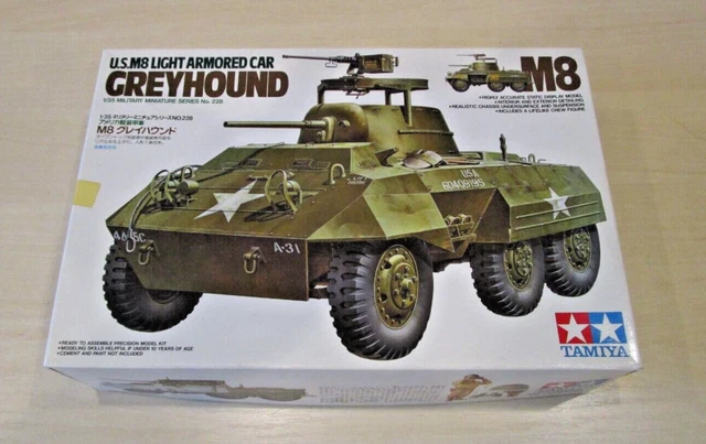 1:35 TAMIYA MODELL Bausatz - US GREYHOUND M8 Panzerspähwagen - OVP ...