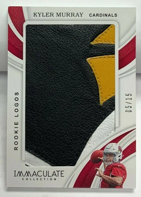 KYLER MURRAY 2019 Panini Immaculé Collection Débutant Logos RC Jumbo ...