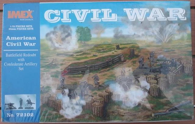 IMEX 1/72 72102 Battlefield Redoubt/Confederate Artillery EUR 42,00 ...