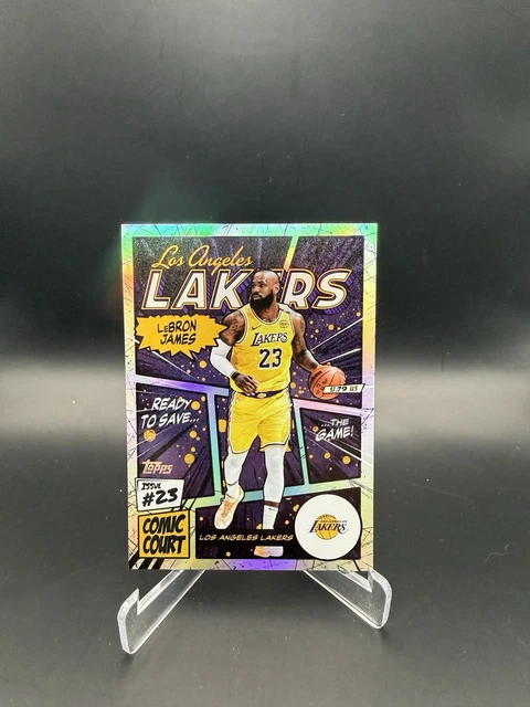 LEBRON JAMES 2025/26 Topps Basketball Comic Court SSP #CC-1 Los Angeles ...