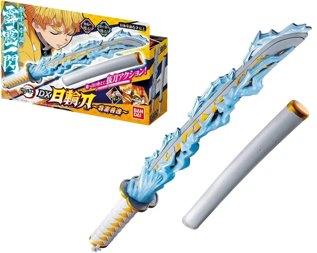 BANDAI DEMON SLAYER DX Nichirin Blade Zenitsu Agatsuma Toy Sword $62.91 ...