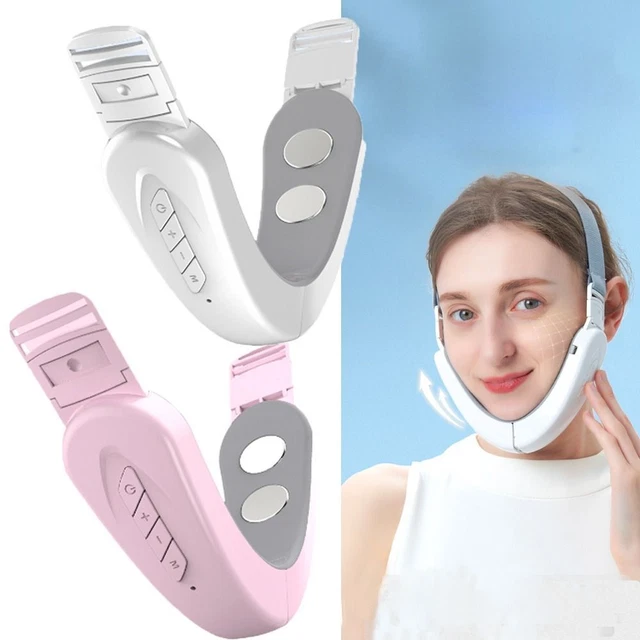 CHIN REDUCER ELECTRIC Face Lift Device with Blue Light V-Face Shaping ...