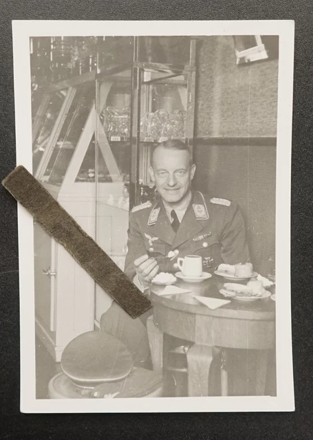 FOTO PORTRAIT WK2 Luftwaffe Major Uniform Schulter Ordensspange ...