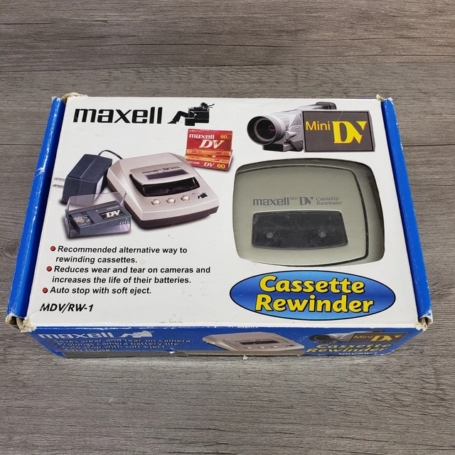 MAXELL MINI DV Cassette Rewinder MDV/RW-1 Tested QUICK SHIP £43.19 ...