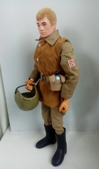 VINTAGE ACTION MAN Palitoy dispatch rider including figure with flock ...