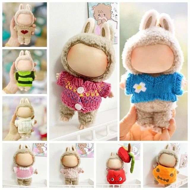 LABUBU TIME TO Chill Filled Labubu Sweater Labubu Clothes For 17cm ...