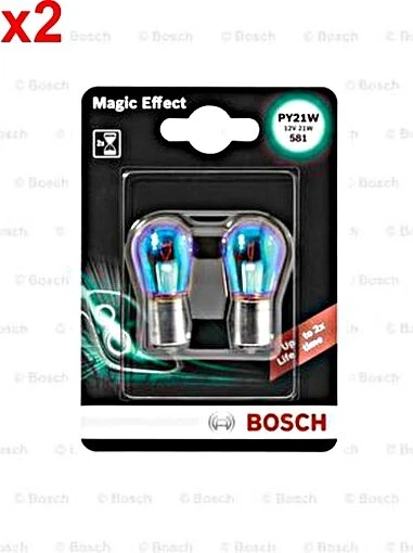 PY21W HALOGEN BIRNEN BAU15s 12V 21 W BOSCH 2 Stück MAGIC EFFECT 1987301025 EUR 37,21 - PicClick DE