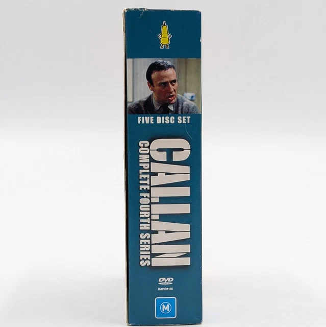 CALLAN COMPLETE FOURTH Series DVD 5 Disc Box Set Edward Woodward Good ...