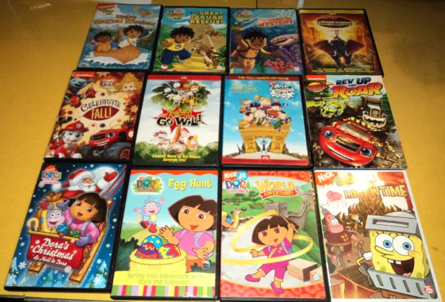 Lot De 5 Dvd Nickelodeon Nick Jr Rats Halloween Blues Room Bob Léponge
