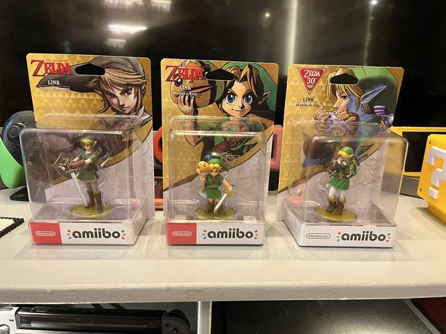LINK TWILIGHT PRINCESS, majoras mask and ocarina of time amiibos brand ...