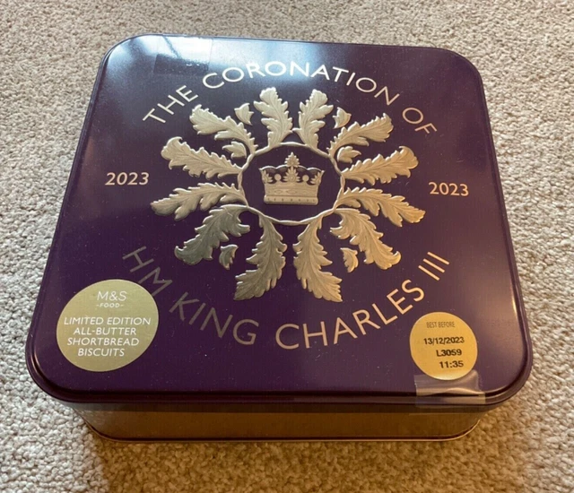 KING CHARLES III Coronation May 2023 M&S Marks & Spencer Shortbread ... KING CHARLES III Coronation May 2023 M&S Marks & Spencer Shortbread ...